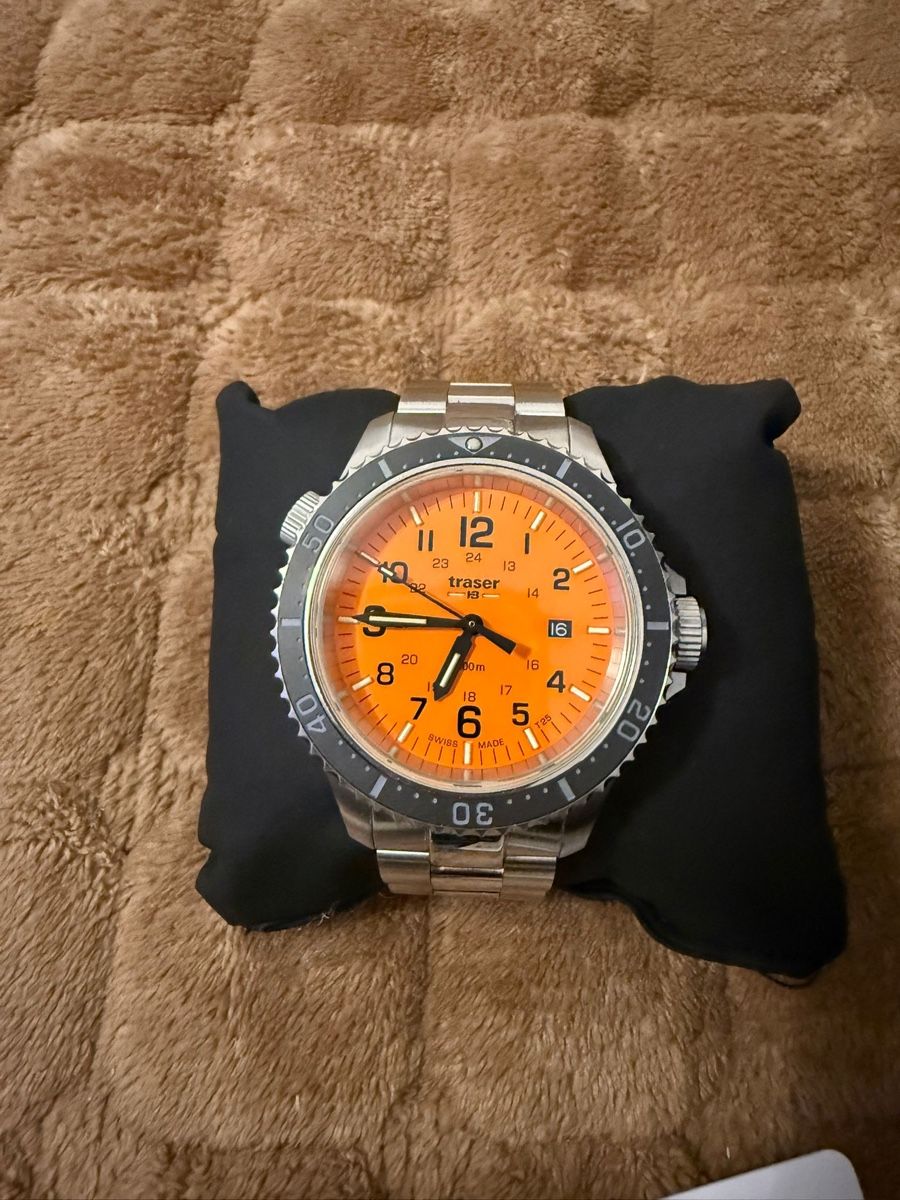 Traser P67 Diver Orange Herrenuhr – wie neu, Full Set (Neu (gemäss ...