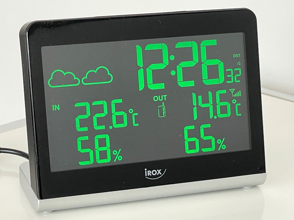 iROX Wetterstation CBR 606 mit Aussensensor | Kaufen auf Ricardo