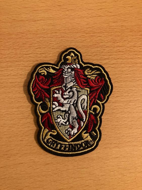 Harry Potter House of Gryffindor Patch Sticker Aufnäher (Neu (gemäss Beschreibung)) in Horn für ...