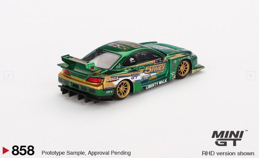 Mini GT Nissan Silvia S15 LB-Super Silhouette Fausto Racing (Neu und ...