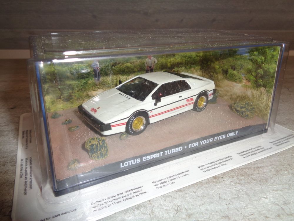 Altaya 1:43 Lotus Esprit Turbo Diorama James Bond 007 (Neuf avec ...