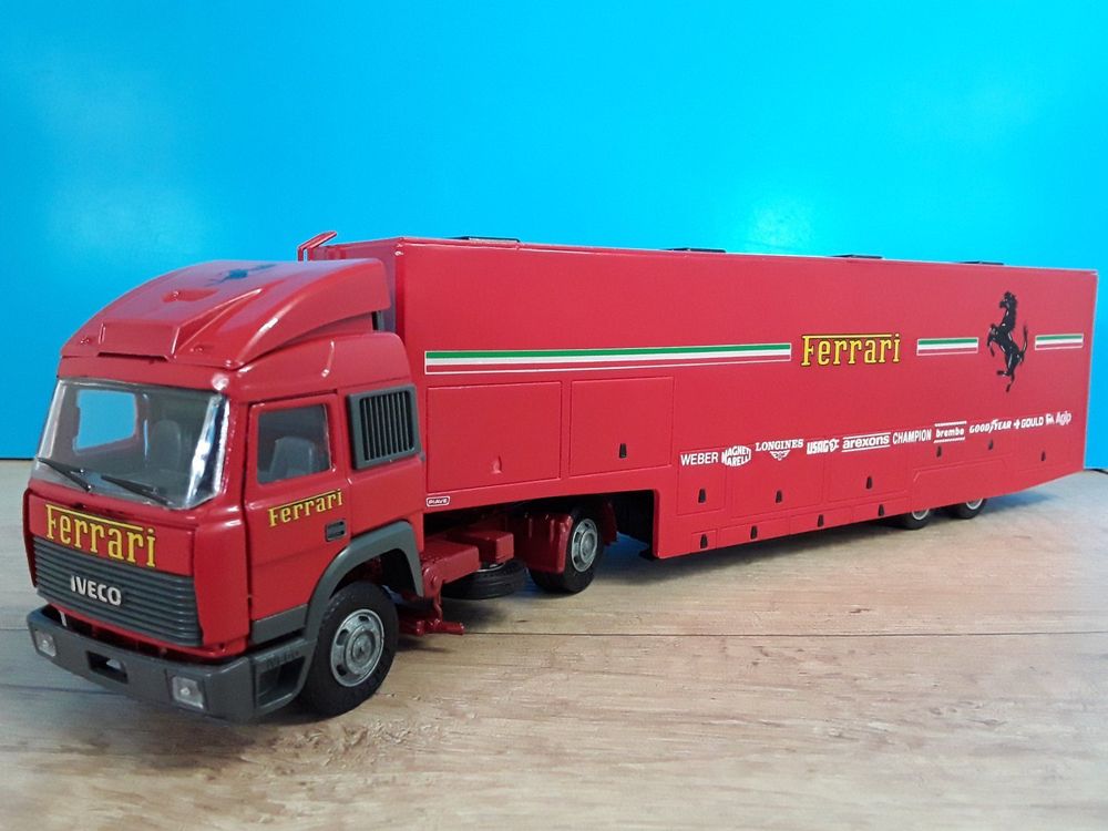 Lastwagen Iveco _ Ferrari Sattelzug _ Werkstatt _ 35cm lang | Kaufen ...