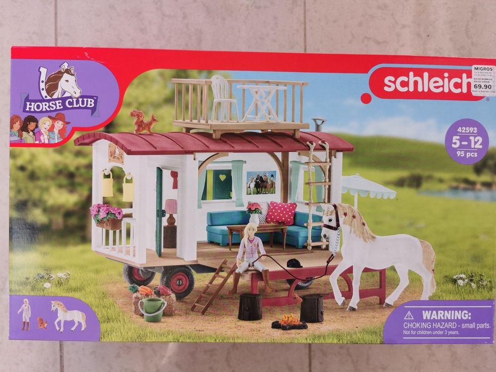 Schleich 42593 Wohnwagen für geheime Club Originalverpackt (Neu und ...