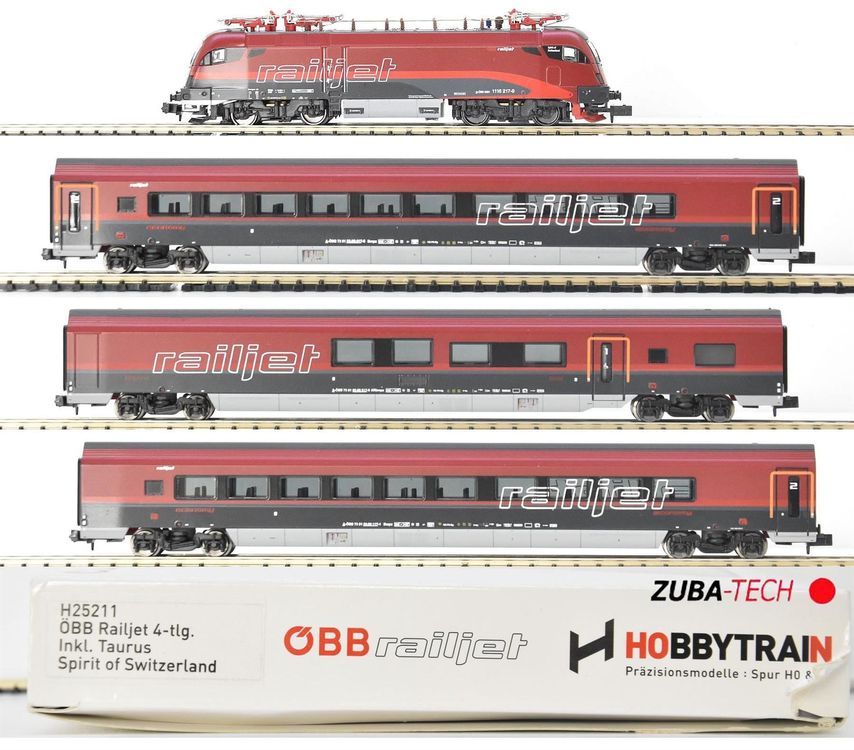 Hobbytrain H25211 Railjet 4-tlg /Taurus (Neu und originalverpackt) in ...