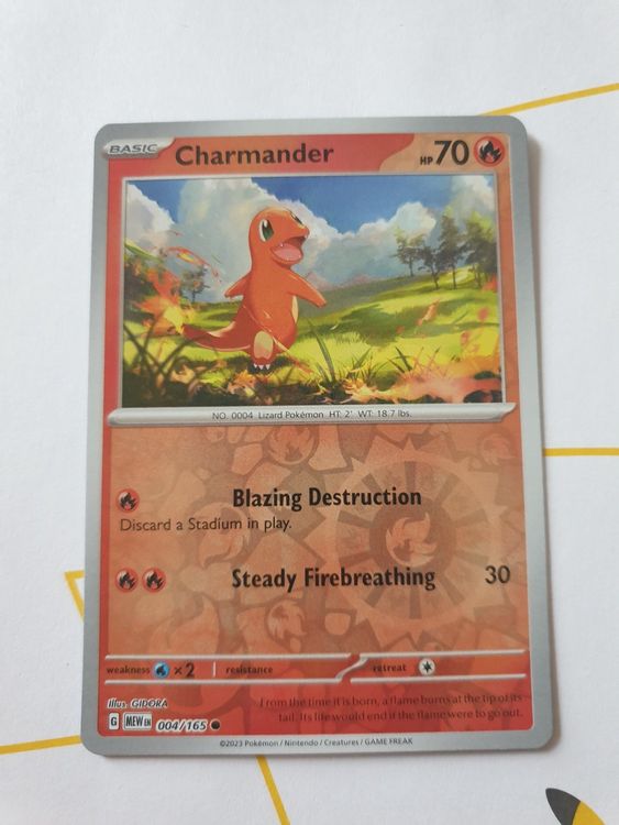 004 Charmander Reverse 151 | Kaufen auf Ricardo