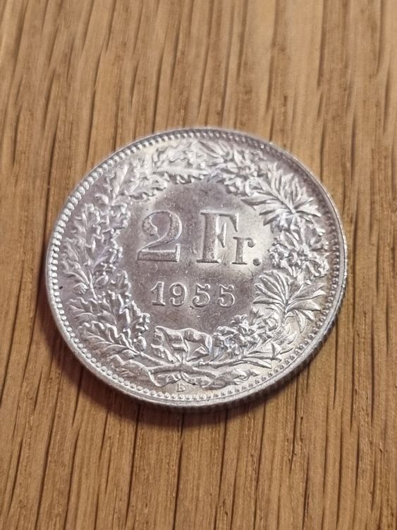 2 Franken 1955 - unz. - RAR! | Kaufen auf Ricardo