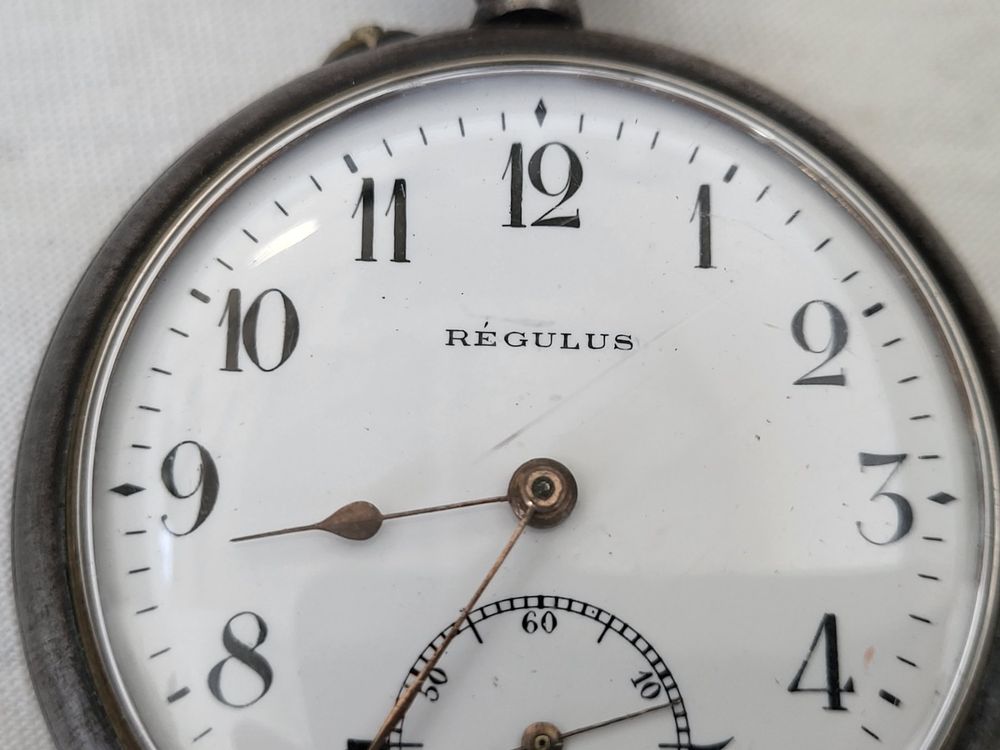 TASCHENUHR RÉGULUS 50.5 MM (Defekt) in Lommiswil für CHF 26 – mit Lieferung auf Ricardo kaufen