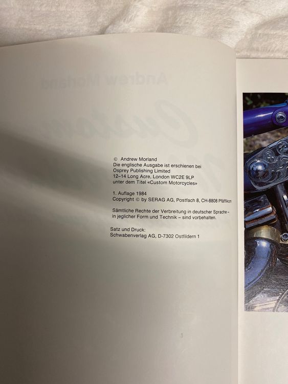 Custom-Motorräder Buch von Andrew Morland, Top Zustand (Gebraucht) in ...