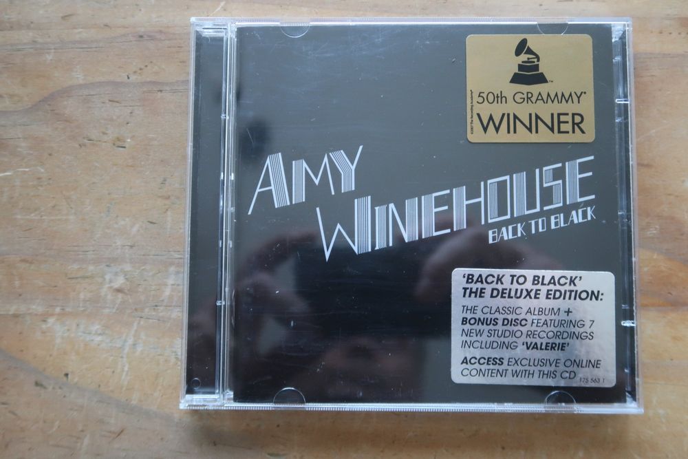 AMY WINEHOUSE - BACK TO BLACK Deluxe Edition mit BONUS CD (Gebraucht ...