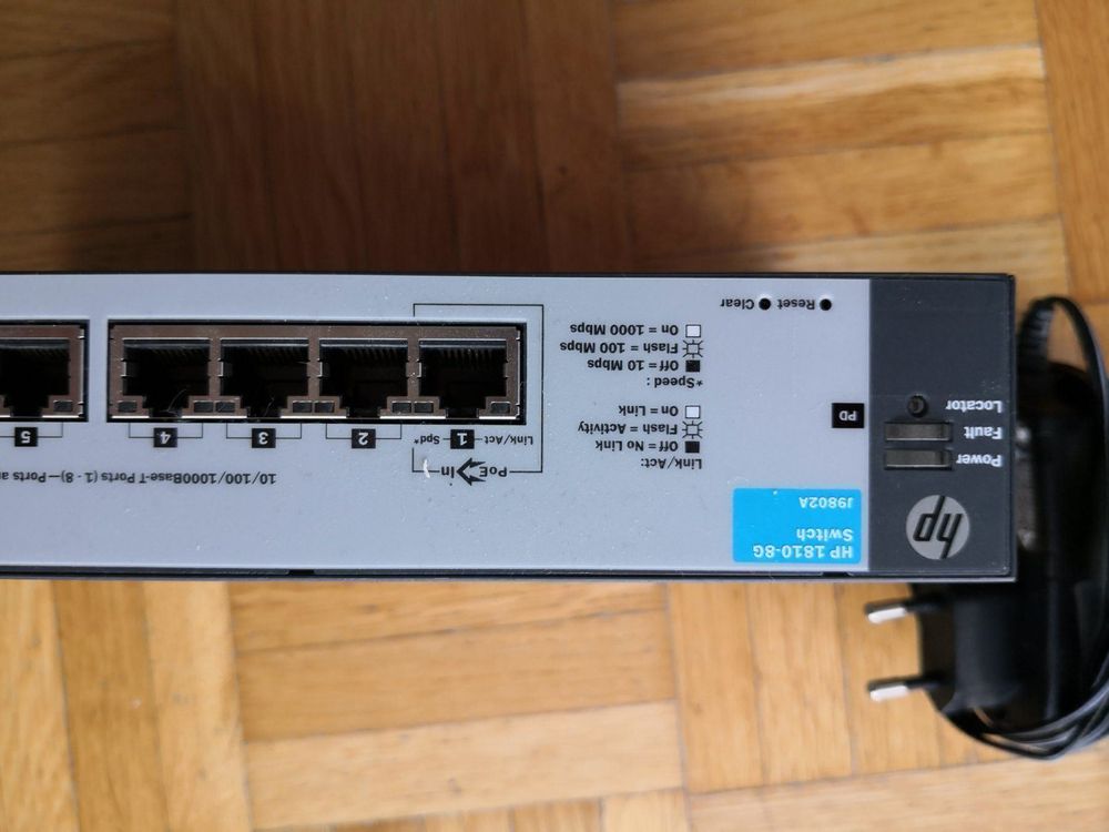 HP 1810-8G PoE Switch Model J9802A | Kaufen auf Ricardo