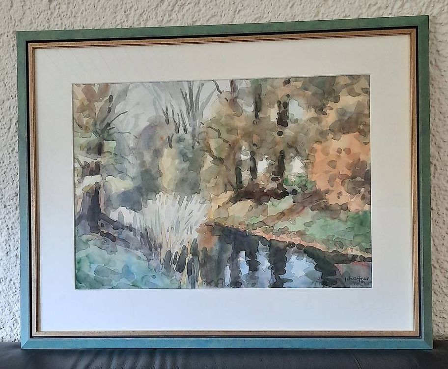 Aquarell von Fred Schaffner, 75 x 60 cm (Gebraucht) in Küttigen für CHF ...