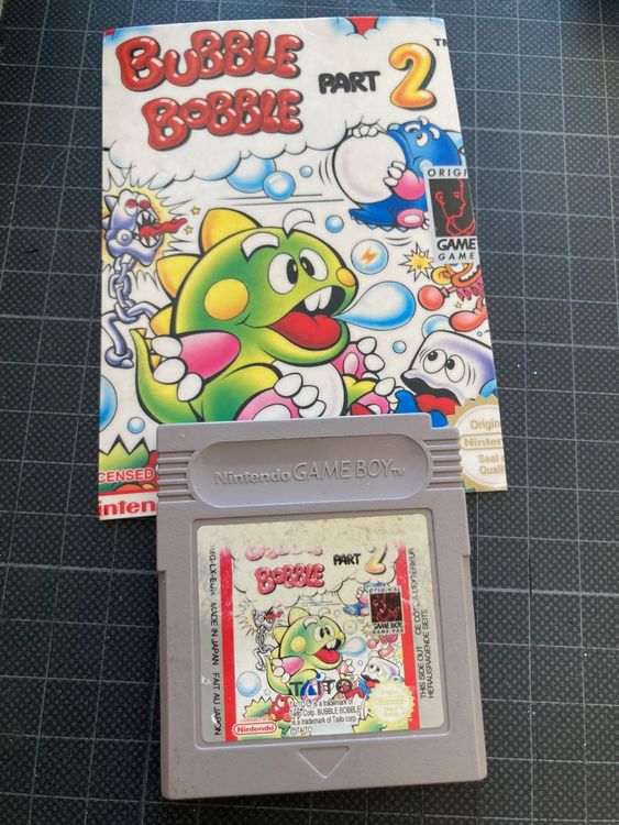 Bubble Bobble Part 2 Gameboy Spiel (Gebraucht) in für CHF 10 – mit Lieferung auf Ricardo kaufen