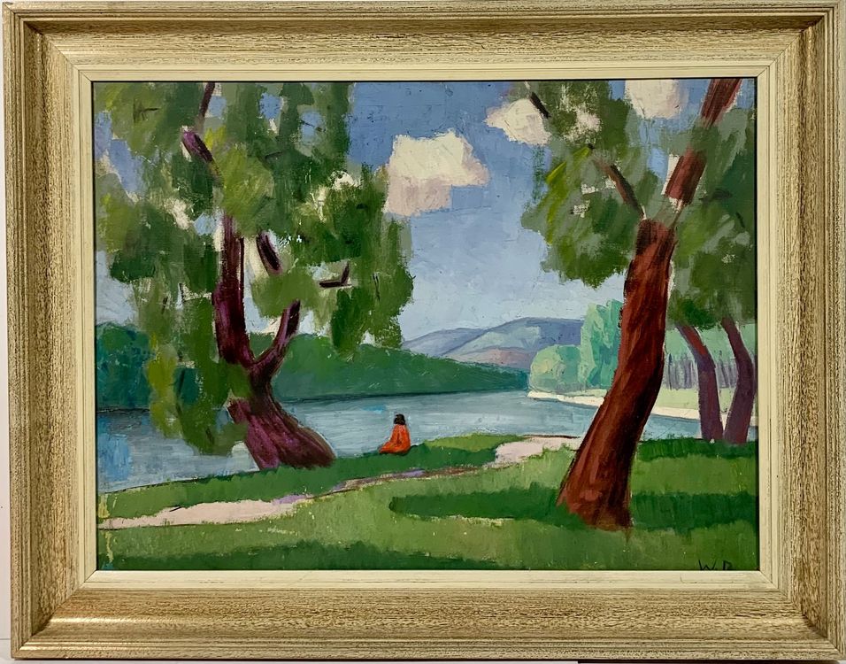 Gemälde mit schönem Ansicht monogrammiert W.B (Gebraucht) in Root für CHF 225 – mit Lieferung ...