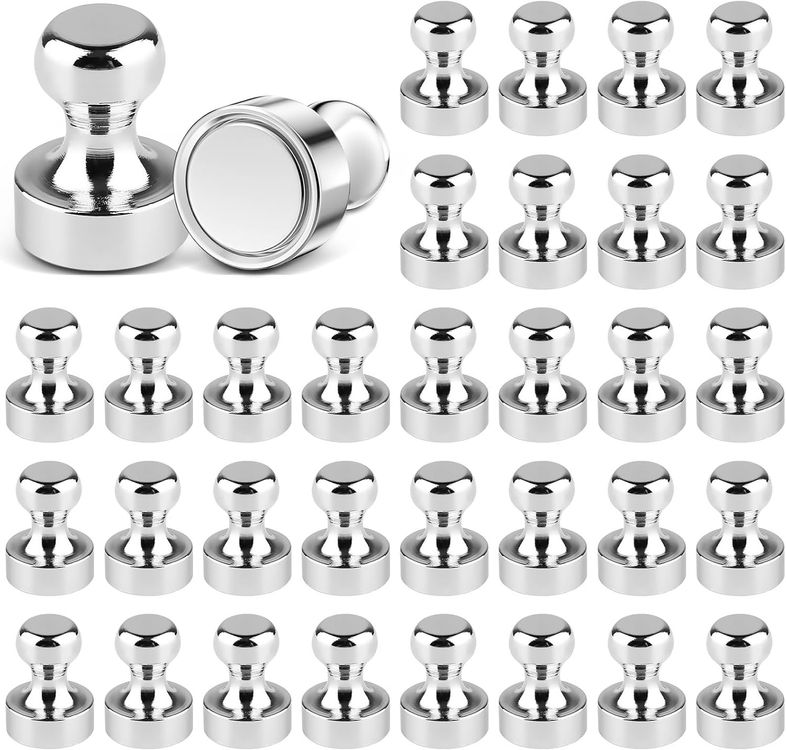 34 Stück Magnete Stark Klein, Neodym Magnet Extra Stark (Neu und ...