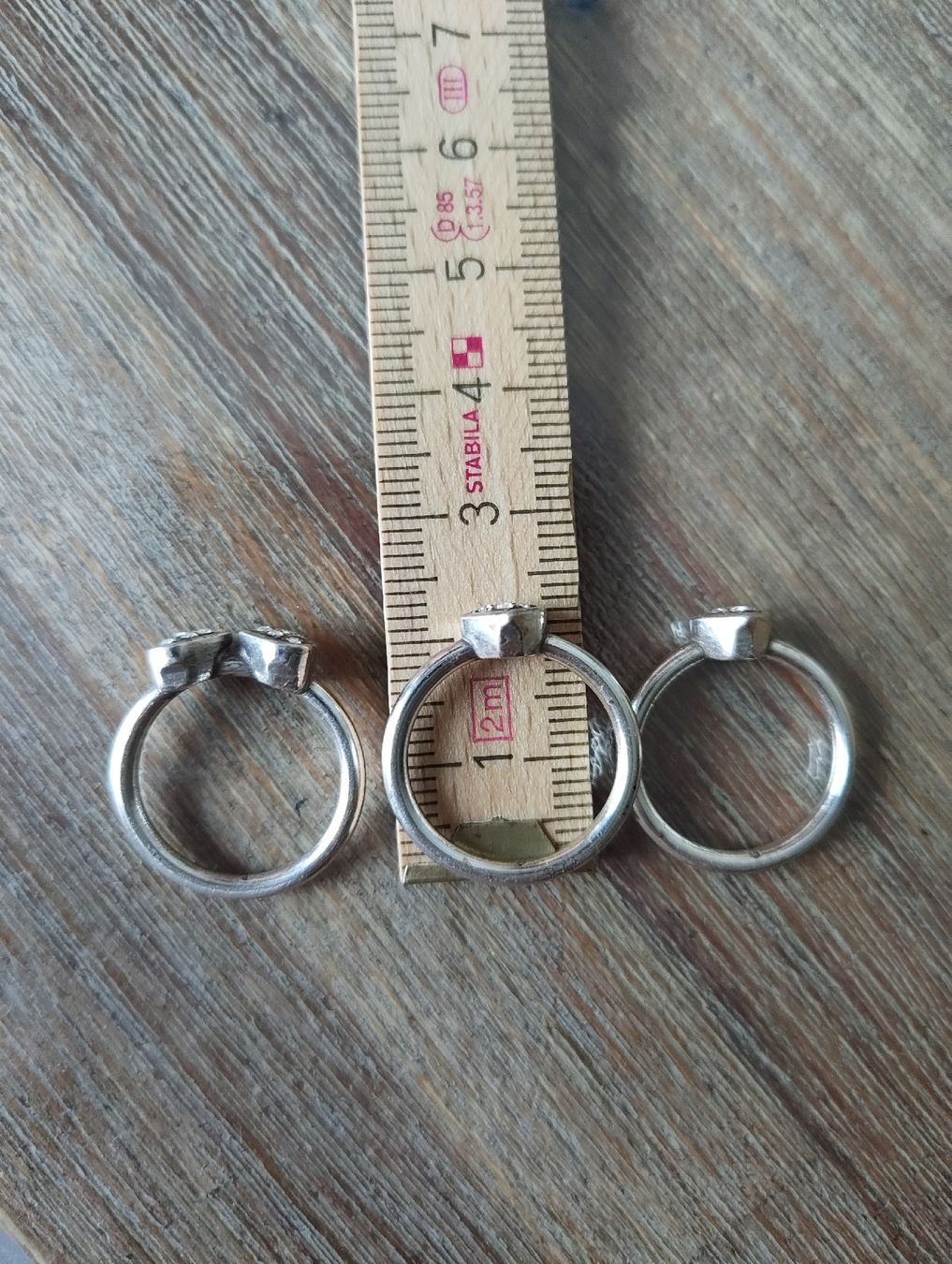 Silber Ring Set mit Glücksklee Design, Grösse 17mm (Gebraucht) in Olten ...