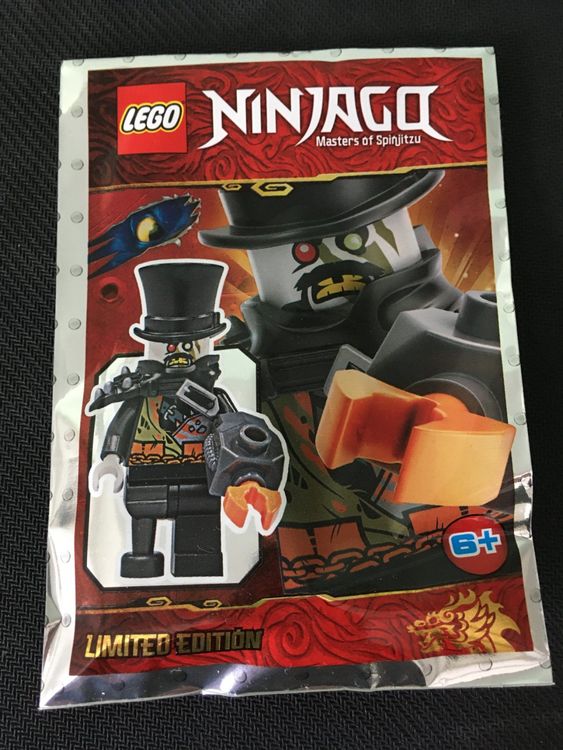 Lego Ninjago Minifigur 891948 Iron Baron (Neu und originalverpackt) in ...
