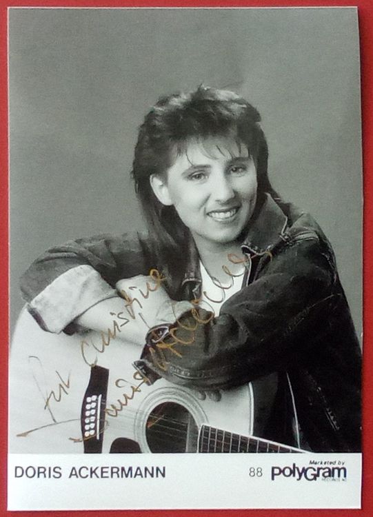 Doris Ackermann Musik Autogramm Fotopostkarte 10x15cm (Gebraucht) in Bischofszell für CHF 3 ...