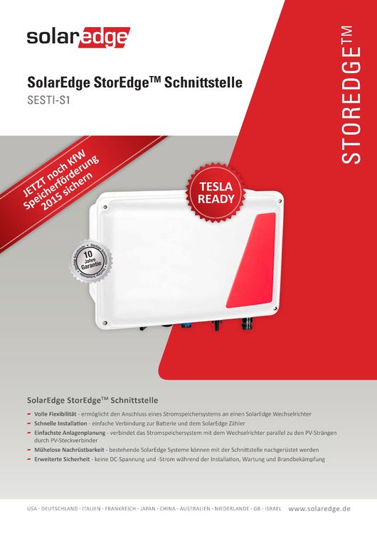 SolarEdge StorEdge SESTI-1 Batterieschnittstelle (Gebraucht) in ...