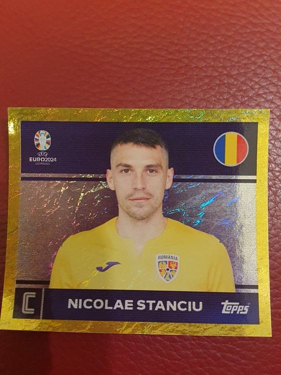 Topps Euro 2024 Sticker ROM 2 NICOLAE STANCIU Gold (Neu und ...
