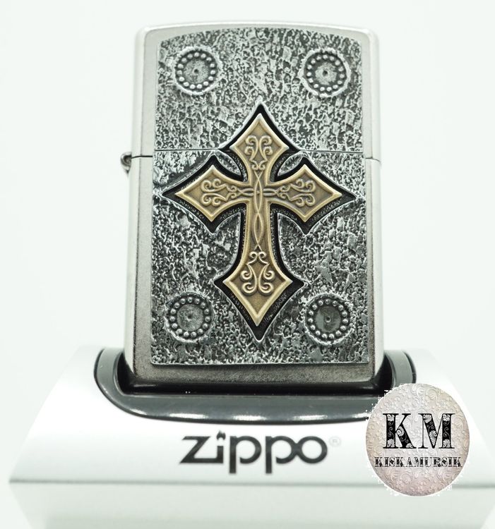ZIPPO® CELTIC CROSS - HEAVY PLATE - 2016 - UNGEZÜNDET | Kaufen auf Ricardo