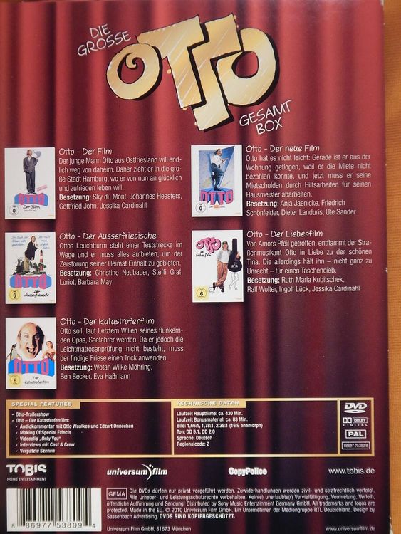 Otto - Die große Otto-Gesamt-Box (Gebraucht) in Ammerswil AG für CHF 9 ...