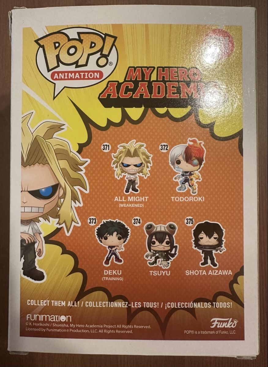 Funko Pop! My Hero Academia - All Might (Weakened) #371 (Neu (gemäss ...
