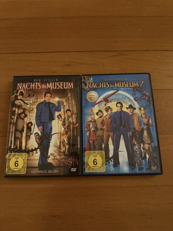 2 DVDs - Nachts im Museum 1 & 2 (Gebraucht) in Affoltern am Albis für CHF 2 – mit Lieferung auf ...
