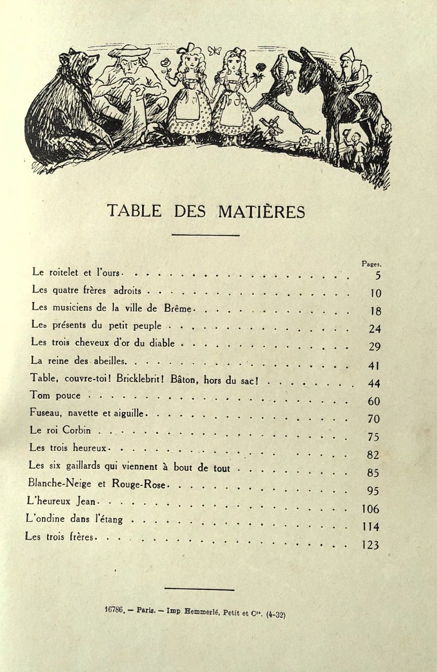 Contes de Grimm Reynier Noury Flammarion vers 1941 (D'occasion) à ...