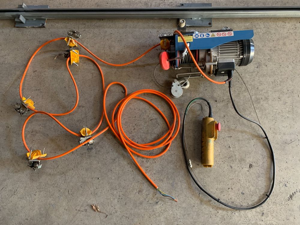 Güde Seilzug GSZ 200/400 mit Laufkatze und Schiene | Kaufen auf Ricardo