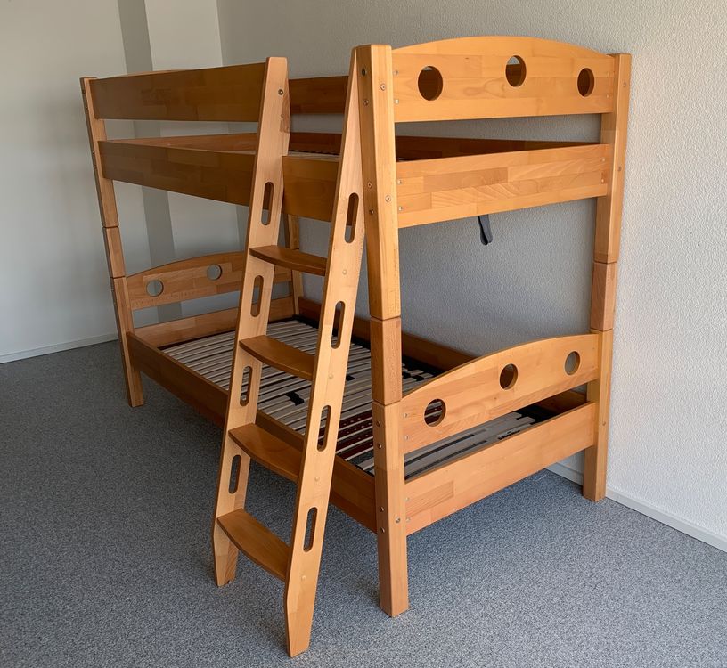 Etagenbett, Stockbett, Hochbett mit Leiter inkl. Lattenroste | Kaufen ...