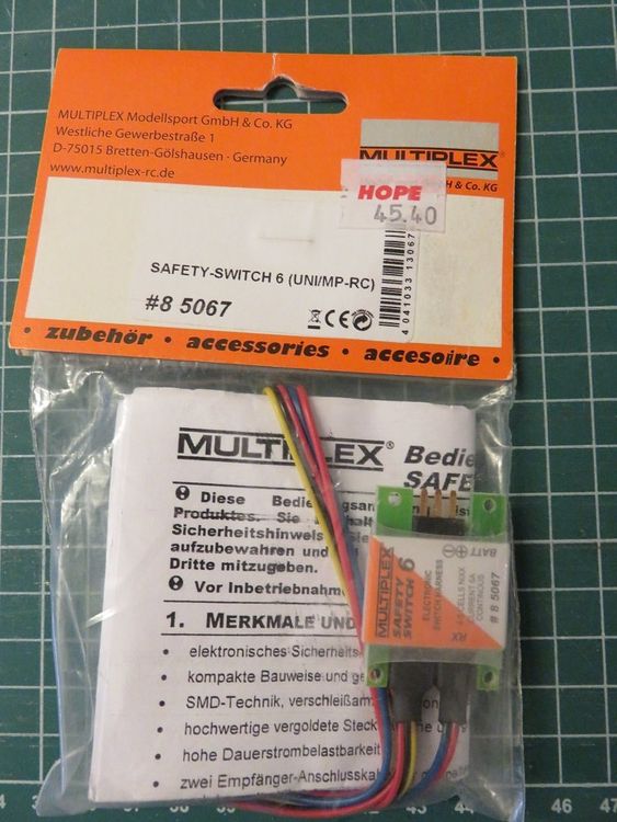 Multiplex Safety Switch 6 | Kaufen auf Ricardo