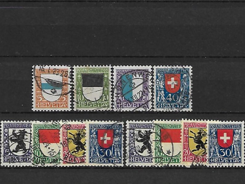 PJ 1922 + 1924 Restlot gest. Kat: CHF 110.- | Kaufen auf Ricardo