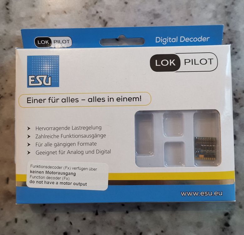 ESU 59219 LokPilot 5 Fx FunktionsDecoder (Neu und originalverpackt) in Binningen für CHF 30.9 ...