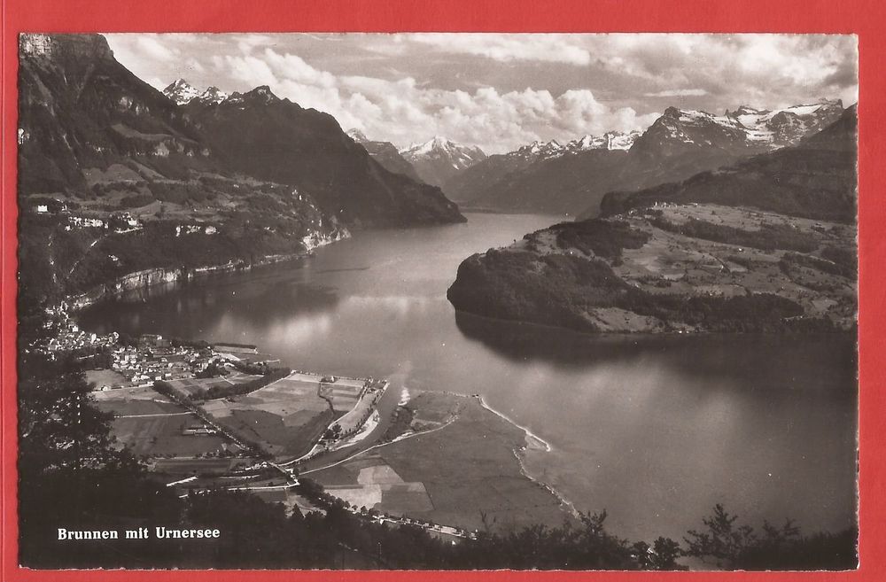 Brunnen mit Urnersee - 1956 (Gebraucht) in Fislisbach für CHF 4 – mit Lieferung auf Ricardo kaufen