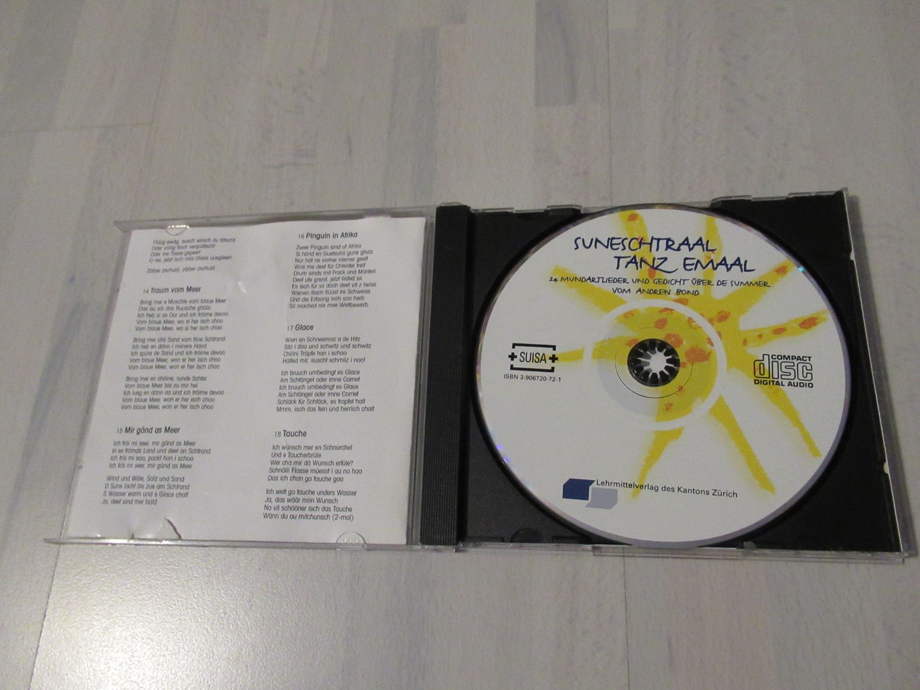 Suneschtraal tanz emaal CD - Sommerlieder von Andrew Bond (Gebraucht ...
