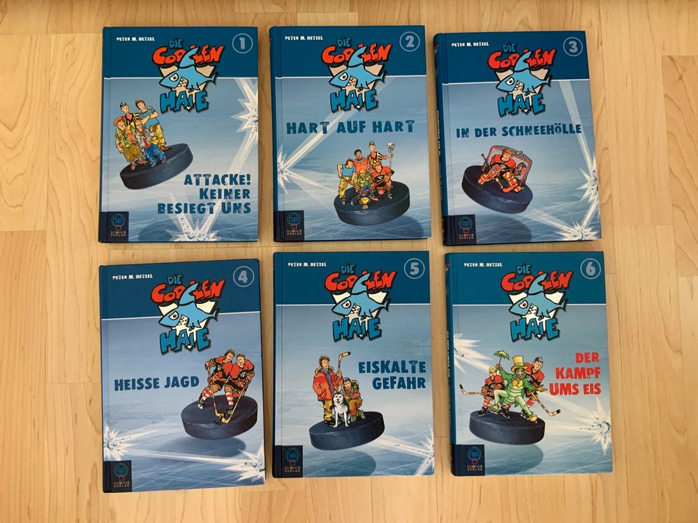 6 Jugendbücher - Die coolen Haie, Band 1-6, Baumhaus Verlag (Gebraucht ...