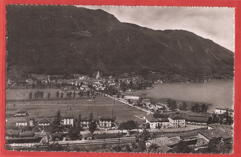 Capolago mit Bahnhof - 1945 (Gebraucht) in Fislisbach für CHF 5 – mit ...