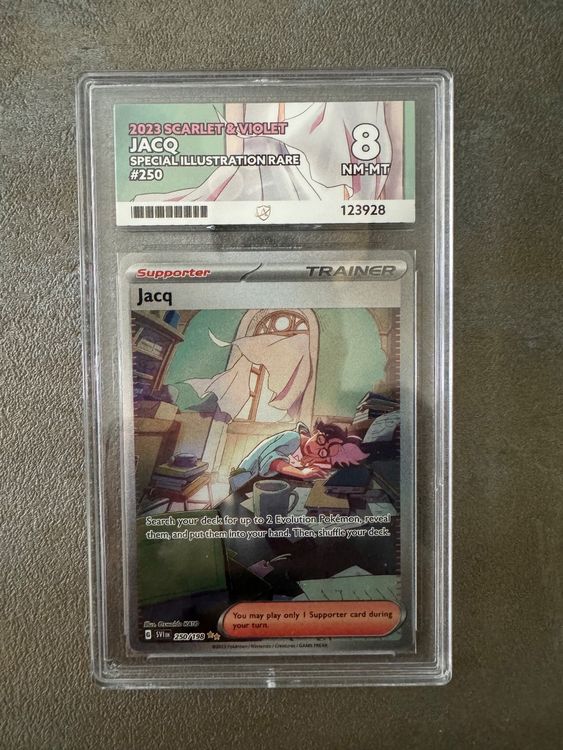 Scarlet & Violet Jacq #250/198 - PSA ACE 8| POKEMON (Neu (gemäss ...