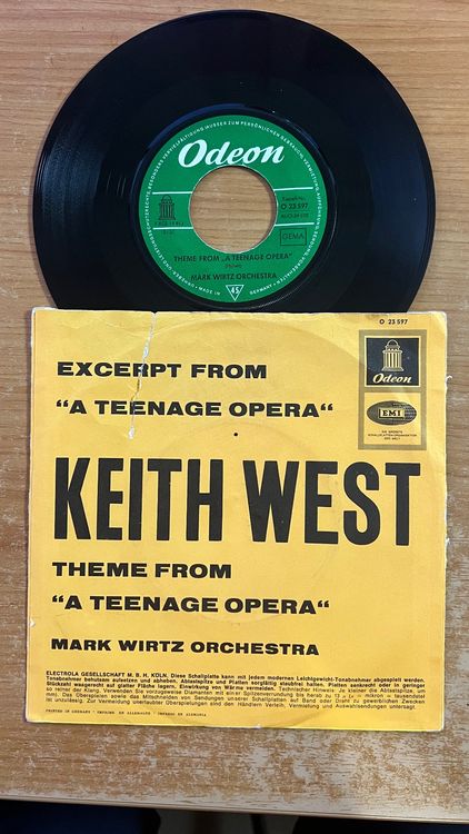 Keith West - Excerpt From "A Teenage Opera" / 1. D 1967 (Gebraucht) in ...