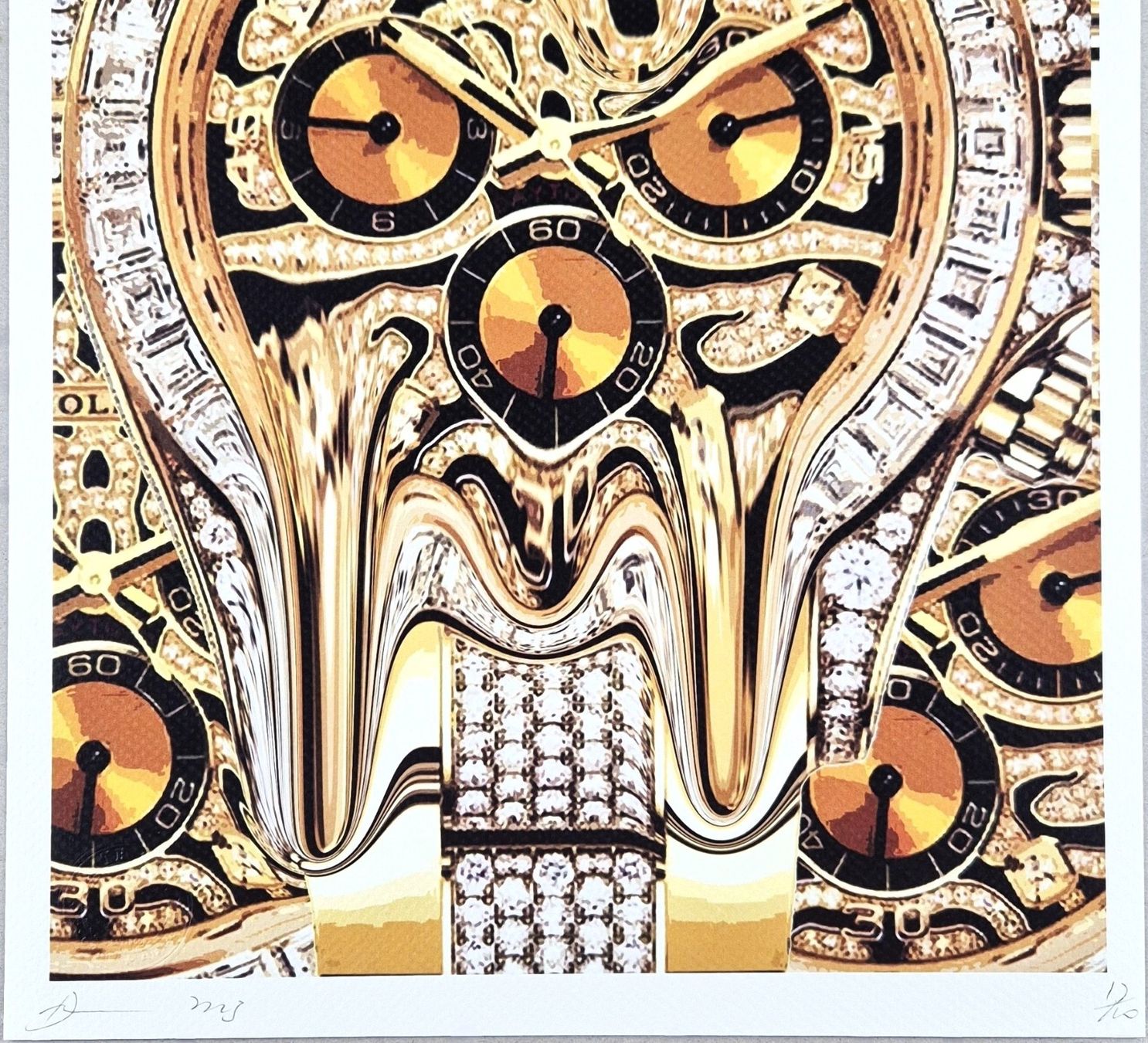 Death NYC Ltd Ed Pop Art Druck " Diamond Rolex (Neu (gemäss ...