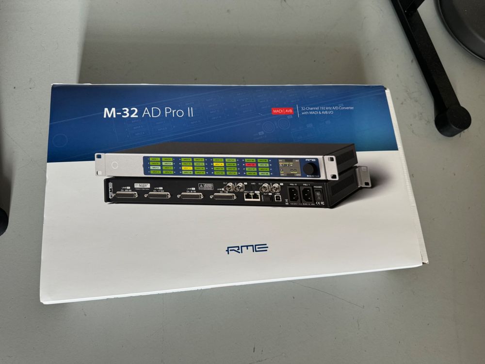 RME M-32 AD Pro II + 2 RME DTOX-16 I/O Breakout Boxen | Kaufen auf Ricardo