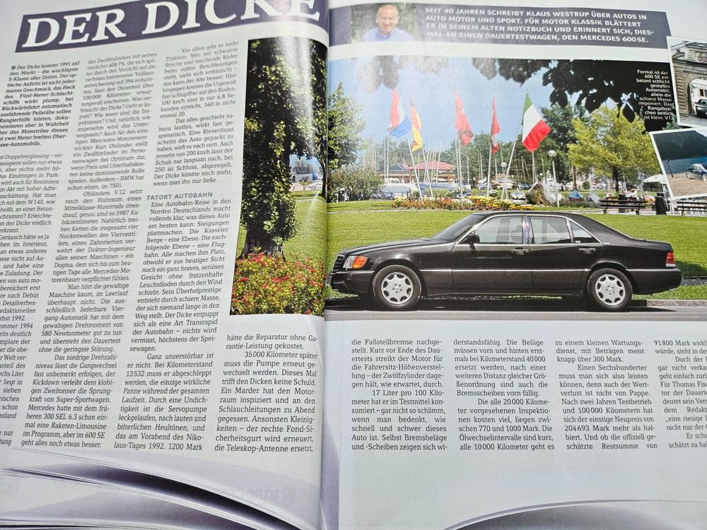 Motor Klassik 2/12 Citroen DS Alfa GTV TR 4 Spitfire W140 xx (Gebraucht ...