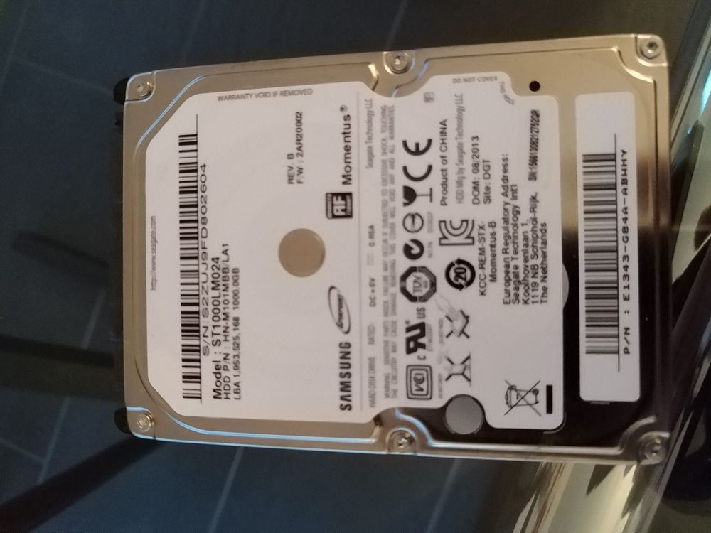 Disque dur Samsung Momentus 1TB (D'occasion) à Avry-devant-Pont pour ...