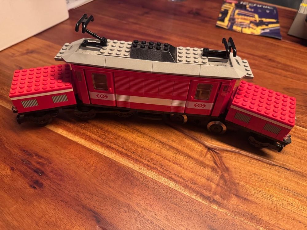 LEGO 4551 Eisenbahn Zug rot Vintage Rarität für Sammler! (Gebraucht) in ...