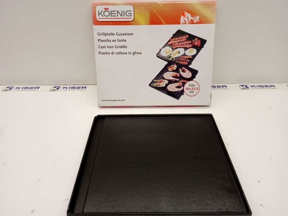 Grillplatte Gusseisen, Koenig (Neu und originalverpackt) in Siebnen für CHF 57 – mit Lieferung ...