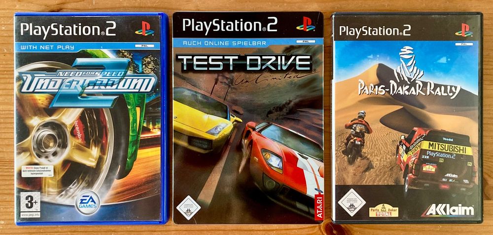 Need For Speed Underground 2, Test Drive Unlimited... - PS2 (Gebraucht ...