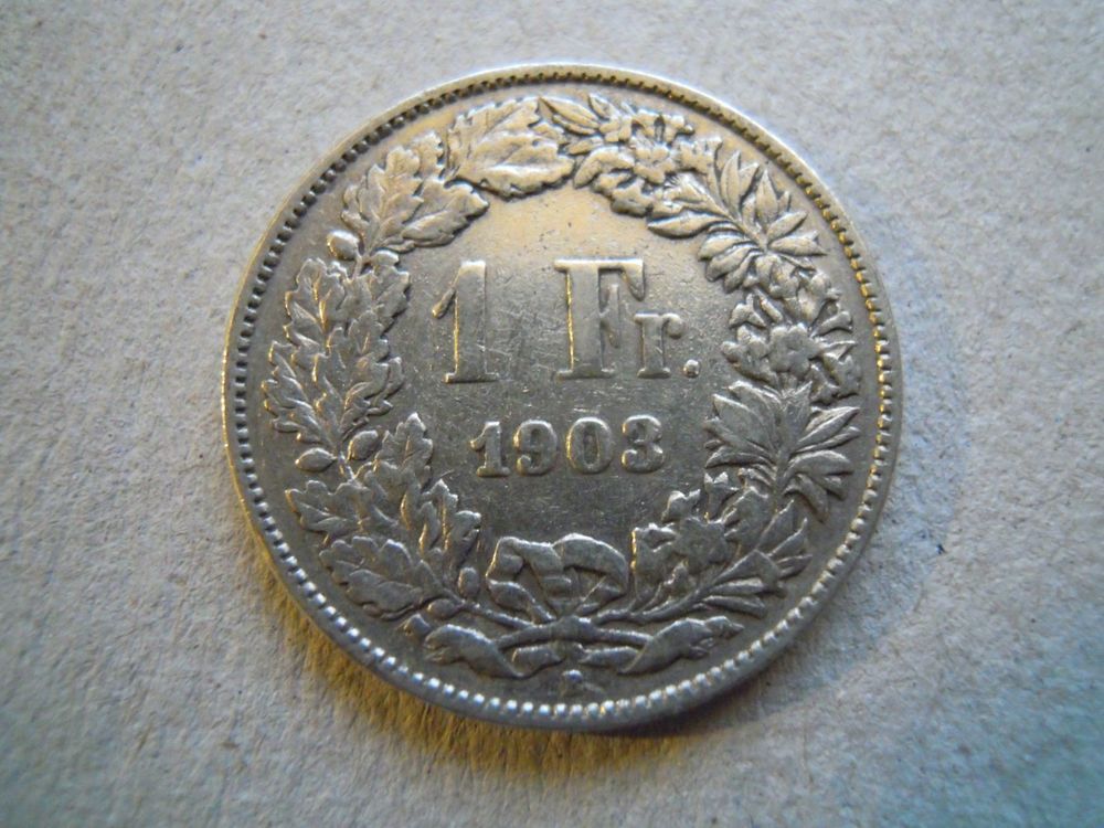 1 Fr. 1903 gute Erhaltung (Gebraucht) in Kriegstetten für CHF 3.8 – mit Lieferung auf Ricardo kaufen