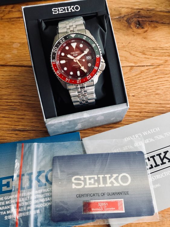Seiko GMT SSK031K1 Passion Red Limited Edition for Asia New! (Neu ...