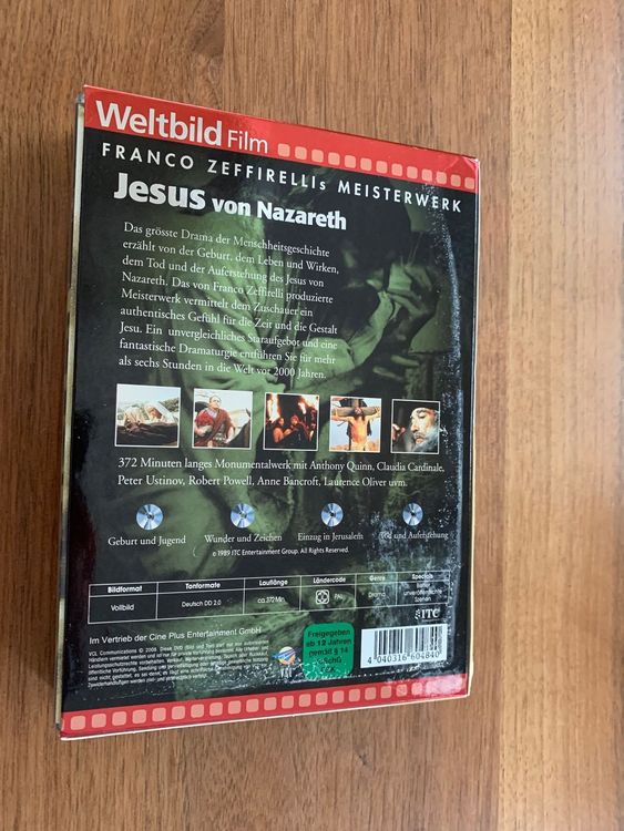 4 DVD-Box: Jesus von Nazareth Weltbild Edition/Deutsch | Kaufen auf Ricardo