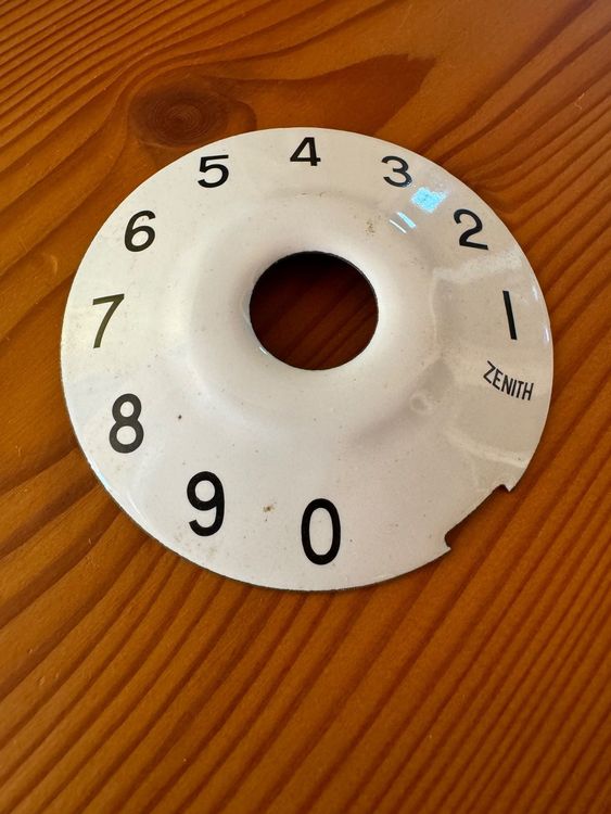 Bauteil zu Wählscheibe Zenith Telefon Telecom PTT antik (Gebraucht) in ...